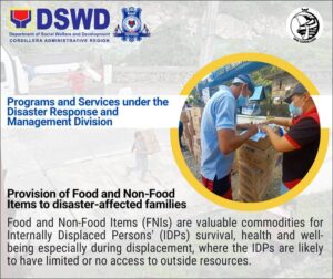 DSWD Disaster Response Management Bureau Operations - DSWD Program