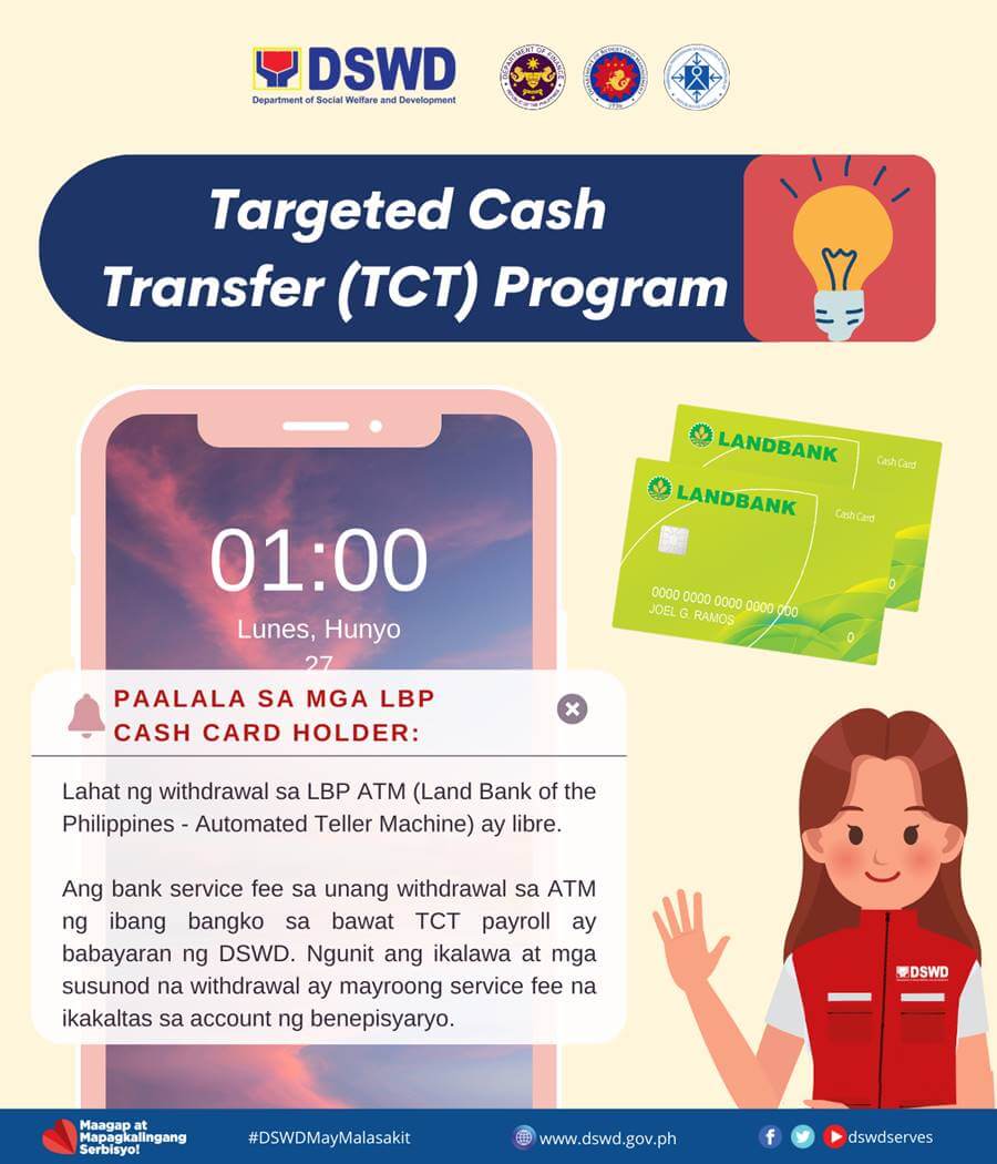 DSWD Targeted Cash Transfer (TCT) Program - DSWD Program