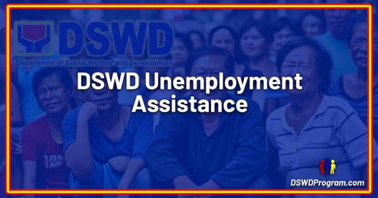 DSWD Unemployment Financial Assistance - DSWD Program